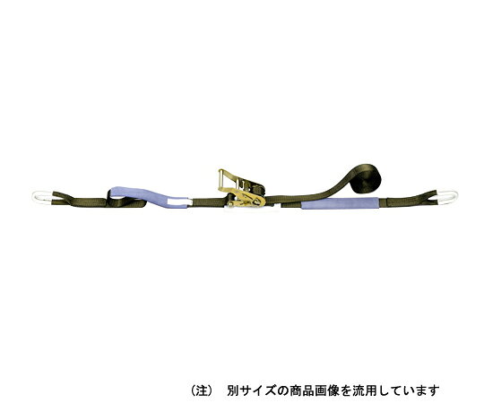 ●走行中の衝撃荷重に強い、プロ仕様です。●トラック搬送等での積荷の固定。●走行中の衝撃荷重に強い、プロ仕様。熱処理済み本体金具に強靭なポリエステルベルト採用の安全設計です。●プロテクター1枚・スリーブ2枚付きです。●ベルト幅：50mm●固定...