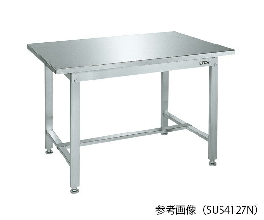 ●本体は角パイプ(構造用鋼管)を使用しているため非常に堅牢でしかもホコリが溜まりません。●座り作業用●カンヌキは中央と後側のどちらにも取付け可能です。●均等耐荷重：300kg●質量：39kg●外寸：W1500×D750×H740mm●天板サ...