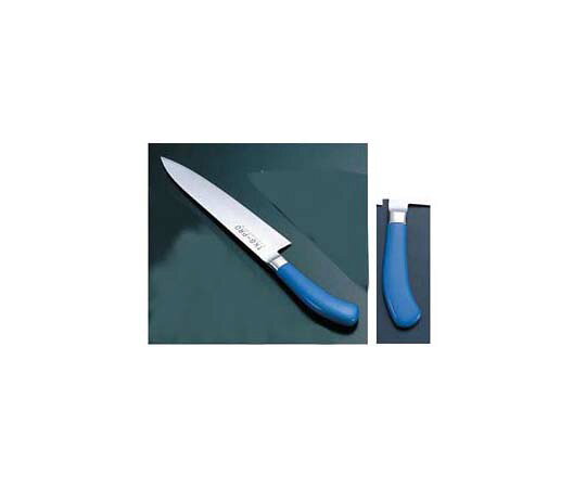 ●ハンドルのカラーは6色あり、肉類、魚貝類、野菜、果実、パン類、加工済食品など食品別に利用できるので衛生管理に適しています。●※庖丁の表示サイズは、すべて刃渡り寸法となっております。●※御註文の際は、色を御指定ください。●材質：刀身　モリブ...