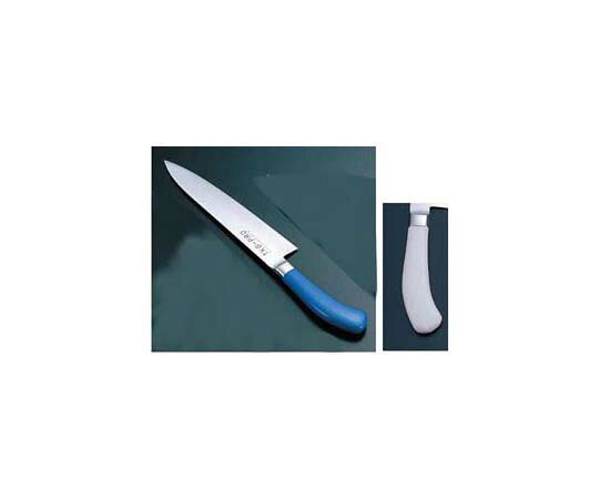 ●ハンドルのカラーは6色あり、肉類、魚貝類、野菜、果実、パン類、加工済食品など食品別に利用できるので衛生管理に適しています。●※庖丁の表示サイズは、すべて刃渡り寸法となっております。●※御註文の際は、色を御指定ください。●材質：刀身　モリブ...