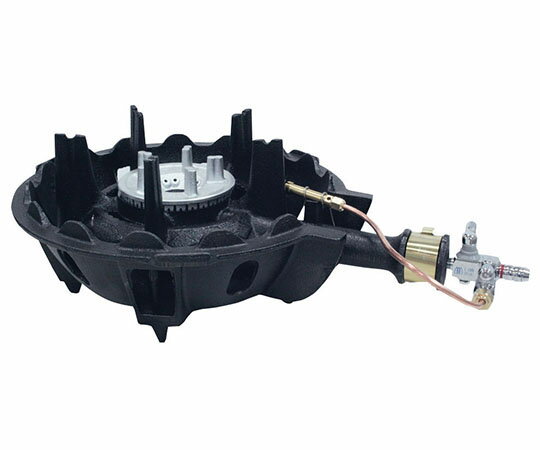 ●パイロット：パイロット付●直径×全長×高さ(mm)：266×400×134●ガス種：LPガス●ガス消費量(kW)：3.04●ガス接続口(mm)：φ9.5ゴム管口●使用可能最大鍋径：φ24cm●※バーナーとのセット販売のみになります。●商品...