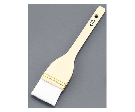 ●使いやすく手入れがしやすいナイロンの毛を使用しています。●毛先があり、腰が強く強い食材を塗る時に最適です。●製菓、料理ハケとして万能にお使いいただけます。●サイズ(mm)：45●全長(mm)：225●毛の長さ(mm)：35●質量(g)：2...