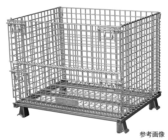 ●軽量ながら強度は抜群。組立てと折り畳みが簡単で作業コストを低減。折りたたんでおけば保管スペースをとりません。●段積みができ、空間を有効に利用できます。フォークリフト作業が容易で、作業効率が上がります。●吊り上げの使用はしないで下さい。（吊...