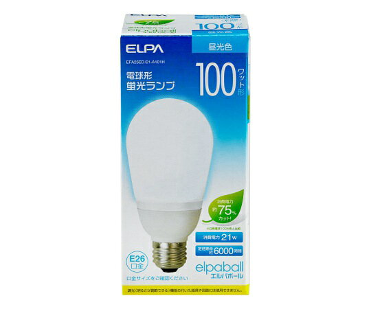 ●定格寿命 約6000時間の長寿命 ※白熱電球100W形比●電気代 約75%カット! ※白熱電球100W形比●交流電源：100V 50/60Hz共用●サイズ：全長135X外径65(mm)●質量：110g●定格消費電力：21W●定格入力電流：...
