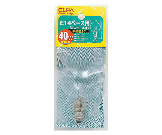 ●海外照明器具用(主にヨーロッパ)。●E14ベースはヨーロッパの照明器具に多く使われています。●住宅、店舗、ホテルなどのムード照明、装飾照明などに幅広く使用できます。●定格：電圧 100/110V ・消費電力 40W ・寿命：約2,000時...