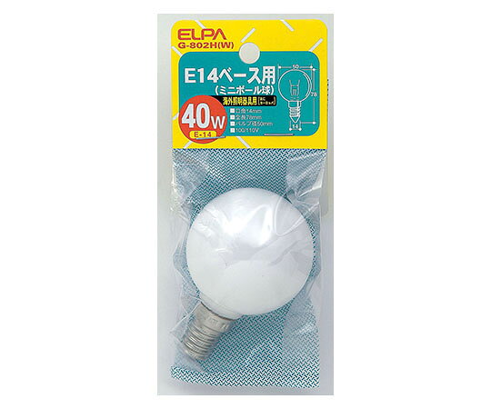 ●海外照明器具用(主にヨーロッパ)。●E14ベースはヨーロッパの照明器具に多く使われています。●住宅、店舗、ホテルなどのムード照明、装飾照明などに幅広く使用できます。●定格：電圧 100/110V ・消費電力 40W ・寿命：約2,000時...