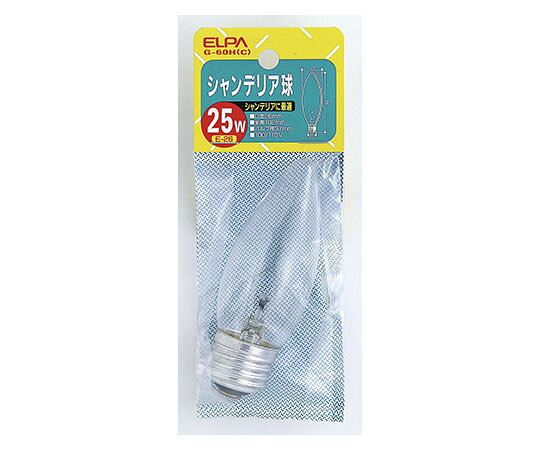 ●シャンデリアなどの装飾照明に適しています。●ガラス球の形状がローソクの炎形の電球。シャンデリア器具にはもちろん、電球の形やフィラメントの輝きを見せるブラケット、ペンダントにも使用できます。●定格：電圧 100/110V ・消費電力 25W...
