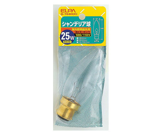 ●海外照明器具用(主にヨーロッパ)。●E14ベースはヨーロッパの照明器具に多く使われています。●ガラス球の形状がローソクの炎形の電球。シャンデリア器具にはもちろん、電球の形やフィラメントの輝きを見せるブラケット、ペンダントにも使用できます。...