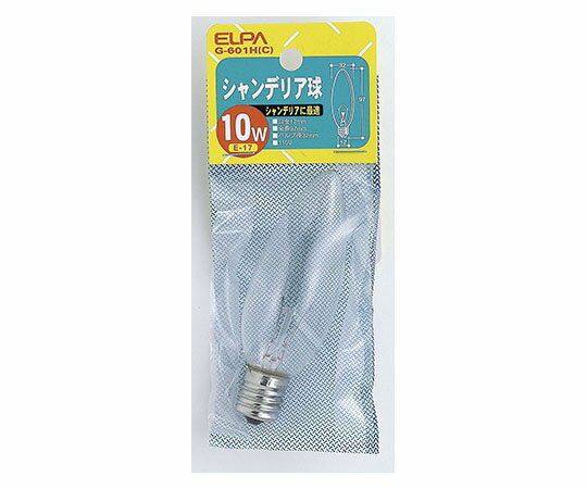●シャンデリアなどの装飾照明に適しています。●ガラス球の形状がローソクの炎形の電球。シャンデリア器具にはもちろん、電球の形やフィラメントの輝きを見せるブラケット、ペンダントにも使用できます。●定格：電圧 110V ・消費電力 10W ・寿命...