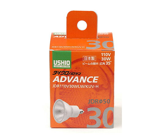 ●ダイクロハロゲンJDRφ50アドバンス●省電力タイプ●最大光度800cd●約25%の省電力、約1.7倍の高照度を実現。高い発光効率と高品質な光を実現したハロゲン電球です。UVカット石英管の採用により、さらに約50%の紫外線をカットしました...