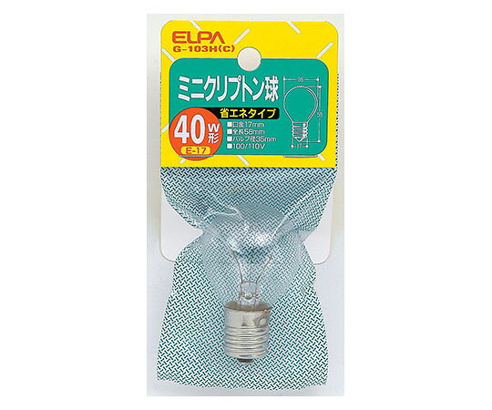 ●40W形省エネタイプ●消費電力38Wで40W相当の明るさが得られます。(当社比)●アルゴンガスよりも熱伝導率の低いクリプトンガスの封入で長寿命を実現した電球です。外径のコンパクト化によってスポットライト、ダウンライトなど幅広く使用できます...