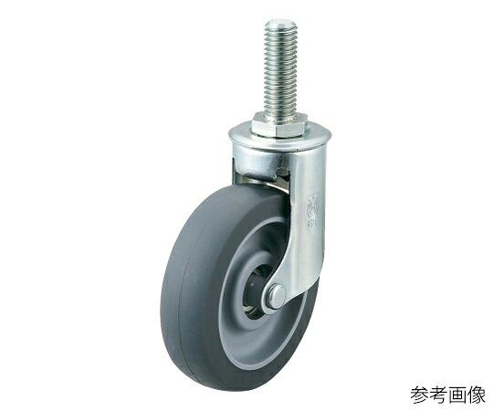 ●金具・車輪部分にラジアルボールベアリングを使用した静かなねじ込み式キャスターです。●許容荷重(kgf)：35.7●車輪径(mm)：75●車幅(mm)：20●取付高(mm)：97●ねじの種類：M12●ピッチ・山数：1.75●長さ(mm)：3...