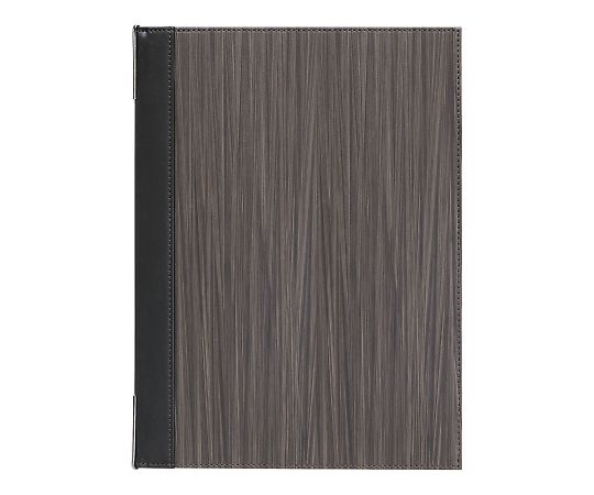 ●色：バンブー黒●幅×高さ（mm）：235×315●（A4・4ページ仕様）●（ビニール55）●材質：PVCレザー●メニューピン仕様●カタログコード：8-1997-0103●商品番号：PMB2803
