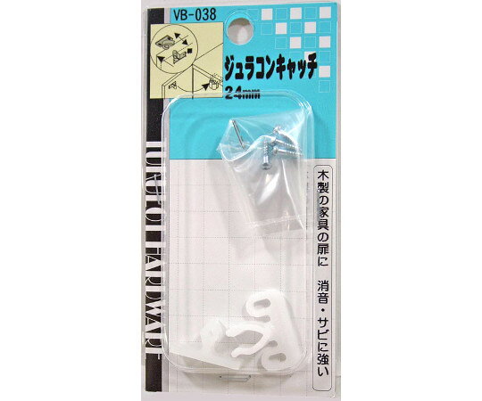●消音タイプの樹脂ローラー戸締り●湿気の多い場所に適している●木製の家具やキャビネットなどの扉に（サビに強い）●取り付けの際、木部の割れやネジの破損を防ぐためキリで下穴を開けてください●規格：24mm●使用木ネジ(mm)：2.1×10●材質...