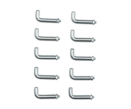 ●サイドパンチングボード（SKR-54S）用オプション部品フックセットです。●フック数：10本●サイドパンチングボード用。●ラチェットハンドル、めがねレンチ（小サイズ）等に。フックねじ（M3xピッチ0.5、軸径Φ5mm）