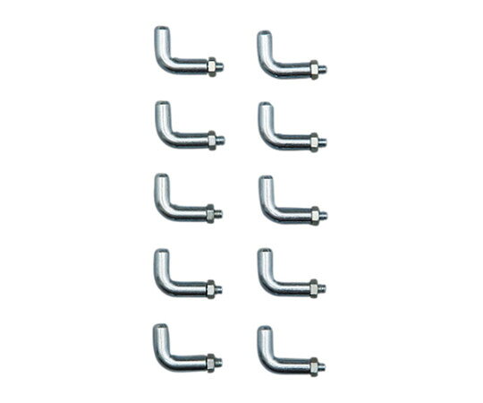 ●サイドパンチングボード（SKR-54S）用オプション部品フックセットです。●フック数：10本●サイドパンチングボード用。●スパナ、コンビネーションレンチ（小サイズ）等に。フックねじ（M3xピッチ0.5、軸径Φ5mm）