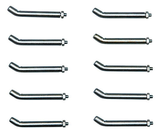 ●サイドパンチングボード（SKR-54S）用オプション部品フックセットです。●フック数：10本●サイドパンチングボード用。●ソケット（大サイズ）等に。フックねじ（M3xピッチ0.5、軸径Φ5mm）