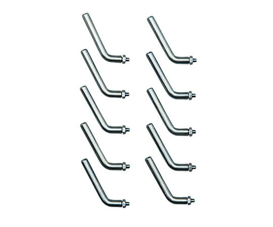 ●サイドパンチングボード（SKR-54S）用オプション部品フックセットです。●フック数：10本●サイドパンチングボード用。●ディープソケット等に。フックねじ（M3xピッチ0.5、軸径Φ5mm）