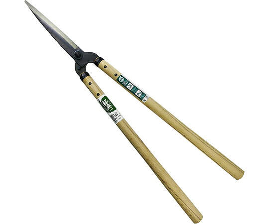 ●樹木の剪定（刈込み）作業に最適です。●刃の部分は、鋼を材料とし、刃持ちと切れ味を発揮します。●また丈夫な最高級樫柄を採用しています。●刃部をダブル焼入れしているため、誤って枝をはさんでも元に戻ろうとする力があります。●又開門型刈込。●※右...