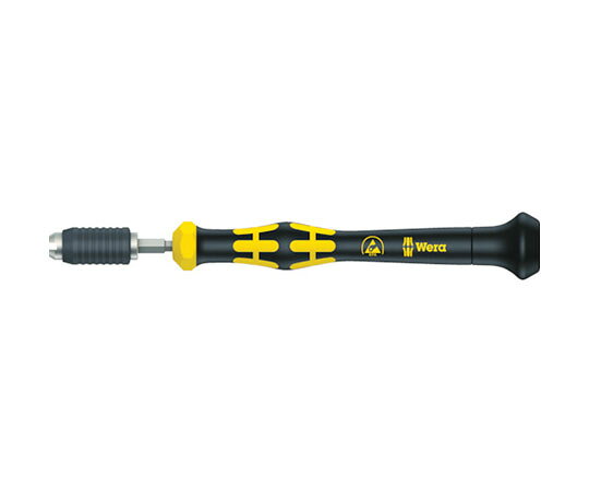 Wera 1460　クラフトフォーム　マイクロESDトルクドライバー 074800 1本●欧州規格EN61340-5-1適合品で、精密電子機器の組み立てに適した精密ドライバーです。●人間工学に基づいた、持ちやすく、回転しやすく、トルクが確実...
