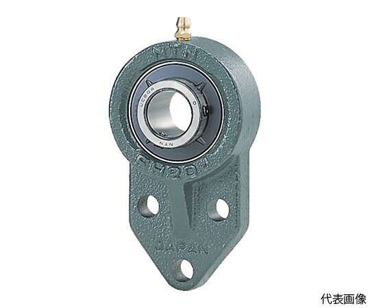 NTN G　ベアリングユニット（止めねじ式）　軸径30mm全長78mm全高130mm UCFH206D1 1個●取付ボルト穴を軸受箱の片面に集中したもので、装置のベッドの側壁などに取り付けて、ピロー形と同様の使い方ができます。●コンベアのプ...