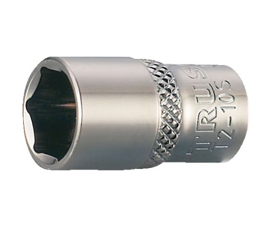 トラスコ中山 ソケット　6角タイプ　差込角6.35　対辺7mm T2-07S 1個●スタンダードタイプです。●ノンクロムメッキ処理で、環境に優しいです。●接触面が大きく強い応力を掛けてもボルトナットを傷めにくくなっています。●対辺寸法（mm...