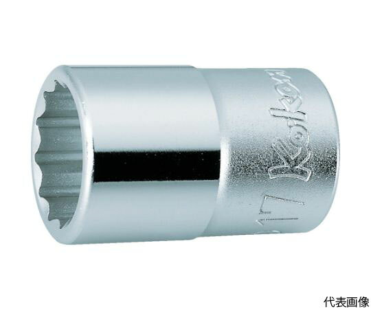 山下工業研究所 12角ソケット　対辺26　差込角12.7　全長42 4405M-26 1個●ボルト/ナットに接する開口部（12角）はもちろんのこと、差し込み側の四角駆動部にも角を傷めずハイトルクを確実に伝える面接触のフラットドライブを採用し...
