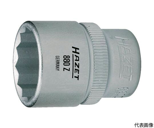 HAZET ソケットレンチ（12角タイプ・差込角9.5mm・対辺12mm） 880Z-12 1個●スタンダード12角（12ポイント）ソケットです。●トラクションプロファイル（六角内の面でトルクを受ける構造）によりボルトナットに的確に作用しま...