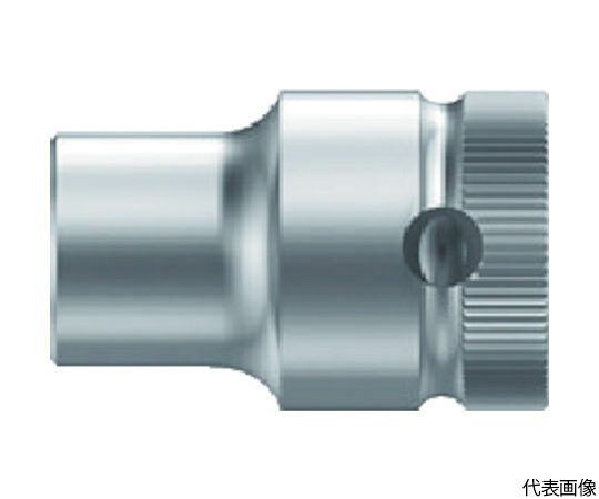 Wera サイクロップラチェット用ソケット　1/2　17.0mm 003608 1個●対辺六角形状タイプのソケットです。●クロムメッキ仕上げです。●対辺寸法（mm）：17●差込角（mm）：12.7●全長（mm）：37●対辺形状：6角●対辺（...