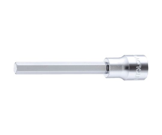 ミトロイ（水戸工機） 1/2　ヘックスソケット　ロング　10mm 410HTL 1個●ロングタイプです。●差込角12.7mm用です。●作業における六角穴付ボルトや止めネジなどの締めゆるめ用に。●対辺寸法（mm）：10●差込角（mm）：12....