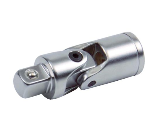 トラスコ中山 ユニバーサルジョイント 差込角凹凸9.5mm TSUJ-3 1個●ソケットとハンドルの間に接続して、角度をつけた斜め作業ができます。●表面処理は三価クロムメッキです。●差込角（mm）：凹凸9.5●全長（mm）：54.7●表面処...