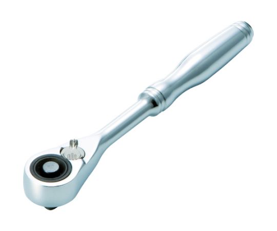 トラスコ中山 ラチェットハンドル 差込角6.35 全長140mm TSRH2-B 1個●ヘッドが小さく、狭い箇所の作業に適しています。●ソケットの着脱が容易で、作業時には外れにくいソケットホールド機構付です。●ワンプッシュ操作でソケット交換...