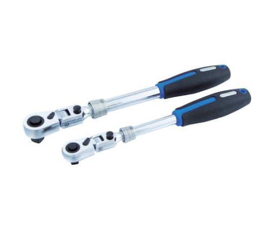 スエカゲツール（Pro-Auto） 3/8DR.伸縮式フレックスロックラチェット STR-F3 1個●ヘッド部分のフレックス機構は、180°首振りOKです。●12段階15°の角度調整でロックできます。●歯数72枚、送り角5°で小気味よく回転...