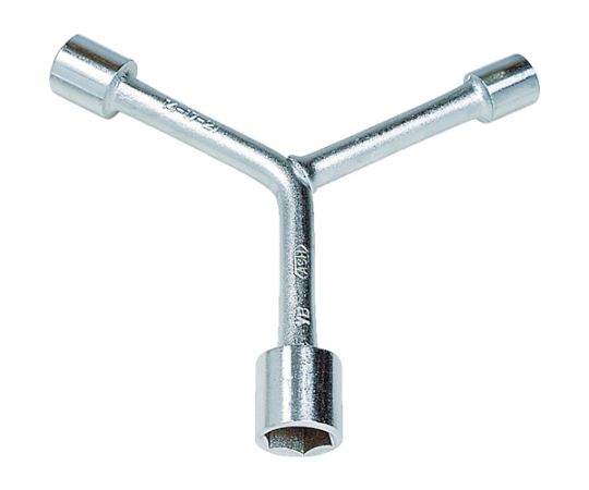 旭金属工業 Y型ボックスレンチ8mm×9mm×10mm YB0810 1個●一本で3サイズのボルトナットを締結することができます。●ソケット部は6角形状です。●六角ボルト・ナットの締結作業●対辺寸法（mm）：8×9×10●全長（mm）：13...