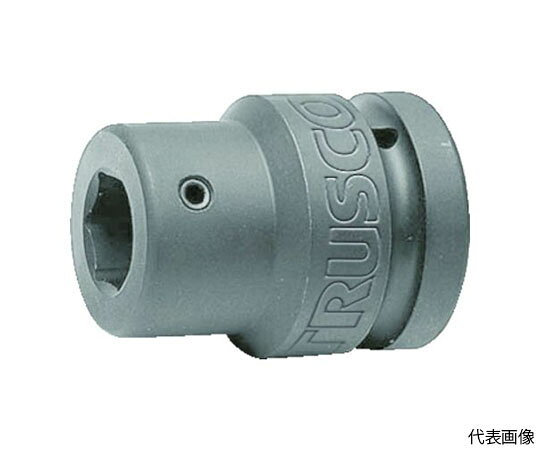 トラスコ中山 インパクト用ヘキサゴンソケット差替式ソケット・ビット　差込角25.4mm　対辺17mm T8-17AHH 1セット●差替式のためビットを交換して使用できます。●六角穴付きボルト・ねじの締付け、緩め作業用。●対辺寸法（mm）：1...