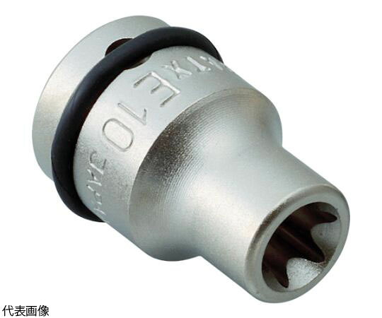 TONE インパクト用ヘックスローブソケット トルクスソケット E11 先端寸法10.03mm 3ATX-E11 1個●E型形状です。●外観品質と防錆力の向上を図った無電解メッキ仕様です。●差込角（mm）：9.5●呼びNo.：E11●先端寸...