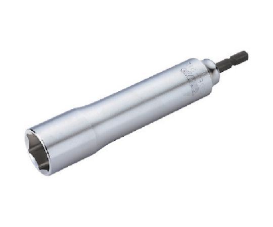 トップ工業 電動ドリル用ロングソケット　21mm EDS-21L 1個●六角軸シャンクで電動ドリルにワンタッチで取り付け可能です。●ボルトが長く出る場合に最適●建築・土木工事や足場の組み立て、解体作業に。●フォームタイナット、羽子板ボルトな...