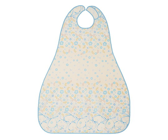 食事用エプロン ロングタイプ フラワーブルー 6068 エンゼル（介護用品）■特徴■●ゆったり長いロングタイプで広い範囲を汚れからカバーします。■仕様■●型番：6068●柄・色：フラワーブルー●材質：ポリエステル100%(アクリルコーティン...