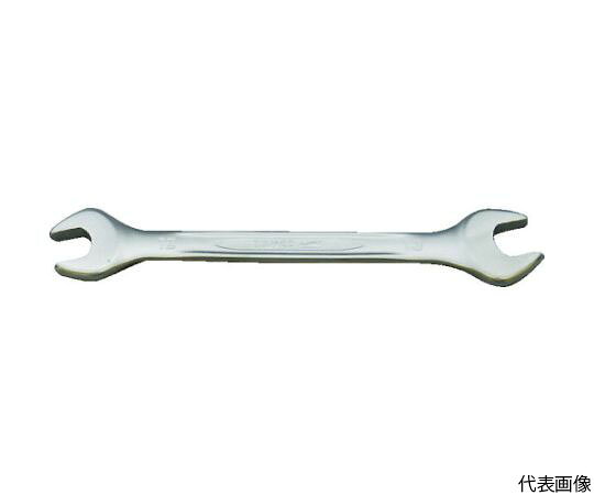 バーコ 両口スパナ　8mmX10m 6M-8-10 1丁●高品質の冷間鍛造製です。●サイドオフセット15°のスリムなあごでタイトスペースでの作業性が向上しました。●ニッケル・クロムメッキ鏡面研磨仕上げのボロン鋼です。●薄肉15度フラットヘッ...