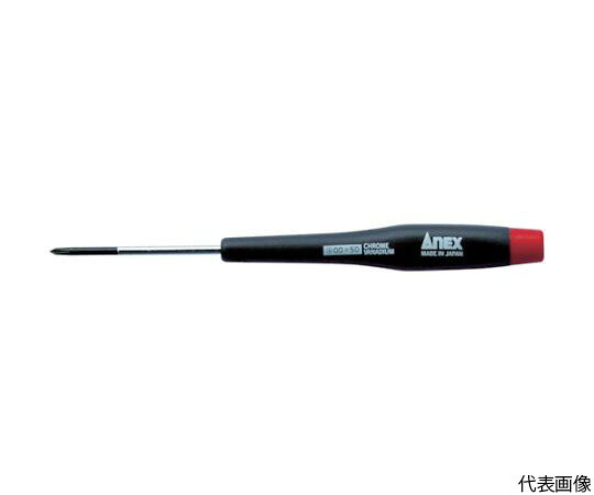 アネックスツール P柄精密ドライバー　-3.0×75 3450-3.0-75 1本●長軸タイプです。●回転キャップ付です。●刃先：（-）3.0●軸長（mm）：75●全長（mm）：169●ハンドル径（mm）：12●材質／仕上：軸／特殊合金鋼、...