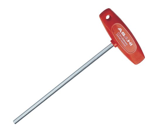 旭金属工業 T型ロング六角棒レンチ2.5mm ATL0250 1本●しっかりフィットして使いやすいT形ハンドルタイプ六角棒です。●六角穴付きボルト・六角穴付き止めネジの締結作業●対辺寸法（mm）：2.5●全長（mm）：152●軸長（mm）：...