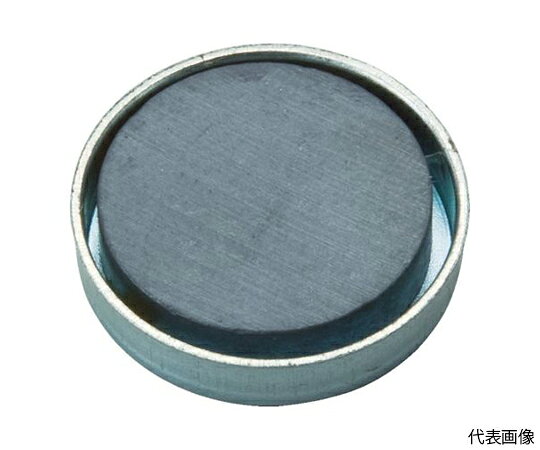 トラスコ中山 キャップ付フェライト磁石 丸形 外径36mmX厚み7.5mm 1個入 TFC36R-1P 1個●キャップを付けることにより、磁石単体より5倍〜10倍の吸着力が上がります。●吸着用。●表面磁束密度（T）：0.18●吸着力（N）：...