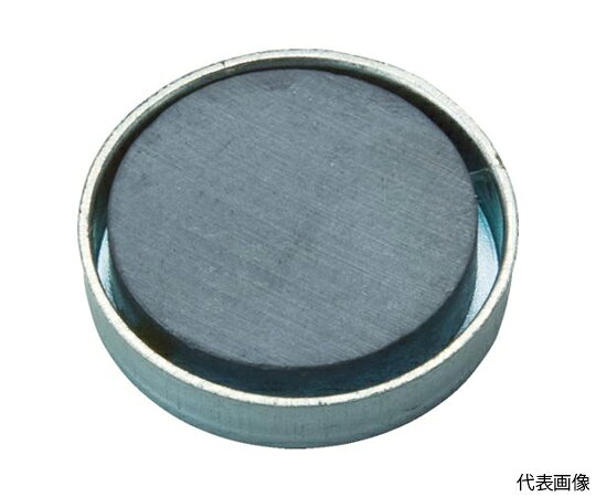 トラスコ中山 キャップ付フェライト磁石 丸形 外径17.5mmX厚み5mm10個入 TFC18R-10P 1袋(10個入)●キャップを付けることにより、磁石単体より5倍〜10倍の吸着力が上がります。●吸着用。●表面磁束密度（T）：0.138...