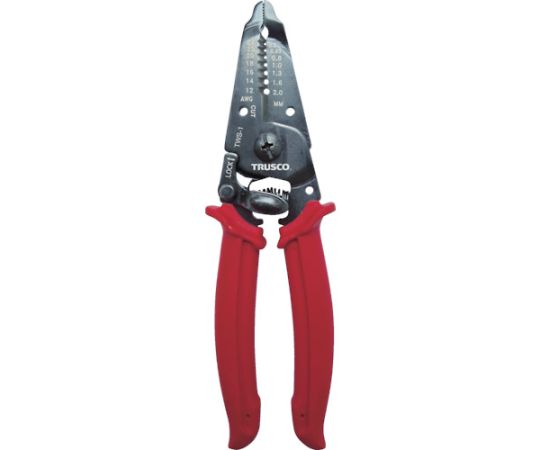 トラスコ中山 ワイヤストリッパー（太線用） TWS-1 1丁●柔らかいグリップとスプリング構造を採用することにより、連続作業でも疲れにくいです。●刃は、ダイヤモンド精密砥石研磨により、高精度のはく離を実現しました。●全長（mm）：165●適...