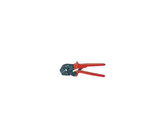 KNIPEX 圧着ペンチ 250mm 9752-05 1丁●てこの原理を最大限利用するデザインにより、通常の圧着プライヤーよりも30％まで握力を低減し、圧着力の再調整も可能です。●バランスのとれた重心位置、ヘッドの角度および人間工学に基づい...