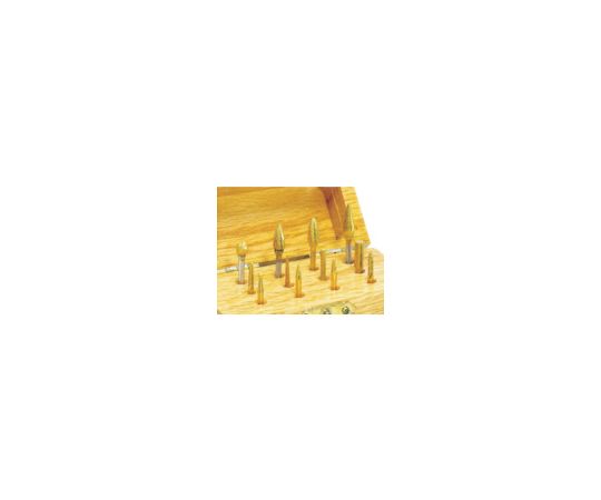 ナカニシ チタン超硬カッターセット　（1S（袋）=12本入） 28111 1セット(12本入)●汎用性の高いサイズの超硬カッターセットです。●軸径（mm）：3●セット点数（本）：12●セット内容：超硬カッター：21201、21205、212...