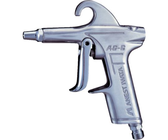 アネスト岩田 エアーダスター（アルミボディ） ノズル口径 Φ1.7 全長128mm AG-6 1個●作業前後のホコリ飛ばしに適したダスターです。●機械器具の除じん、切り粉の吹き飛ばし。●ノズル長（mm）：19●ノズル口径（mm）：1.7●ノ...