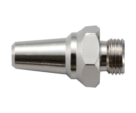 トラスコ中山 エアダスター　標準ノズル　24mm TD-18-0N 1本●用途に合わせて取り替えが可能です。●ノズル長（mm）：24●ノズル口径（mm）：2●ノズル取付口：G1/8●材質：真鍮（ニッケルメッキ）●材質／仕上：真鍮、表面処理／...