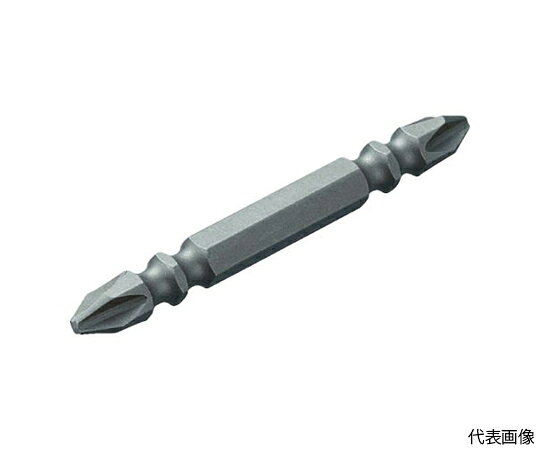 トラスコ中山 両頭W溝ビット　2X110　10本入 TWB-2110 1袋(10本入)●軸部が4.5mmと細く、細い穴・端子台・奥まった箇所のねじ締めに適しています。●オリジナル特殊合金鋼を使用し、優れた精度と耐久性を誇ります。●13mm・...