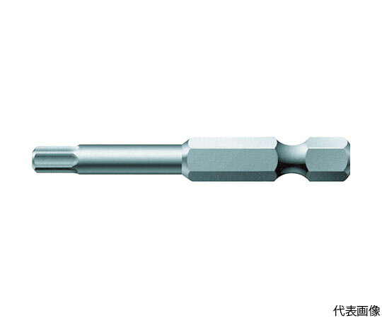 Wera 840/4Z　ビット　2.5X50 059604 1本●頑強なビットで、鉄板や金属板の加工に適しています。●Wera独自のHex-Plusと呼ばれる面接触構造により、六角ねじ穴の内側を傷めることなく、ねじの寿命を延ばすことにも貢献...